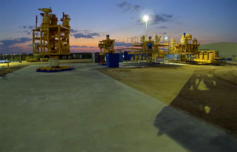 Time Lapse Capping Stack Onshore Mobilization - Marine Well Containment